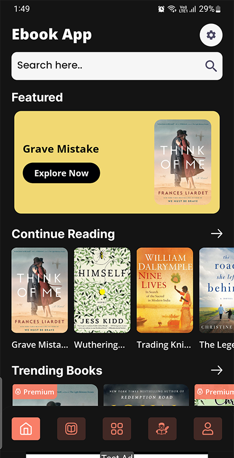 Android EBook App (Books App, PDF, ePub, Online Book Reading, Download ...